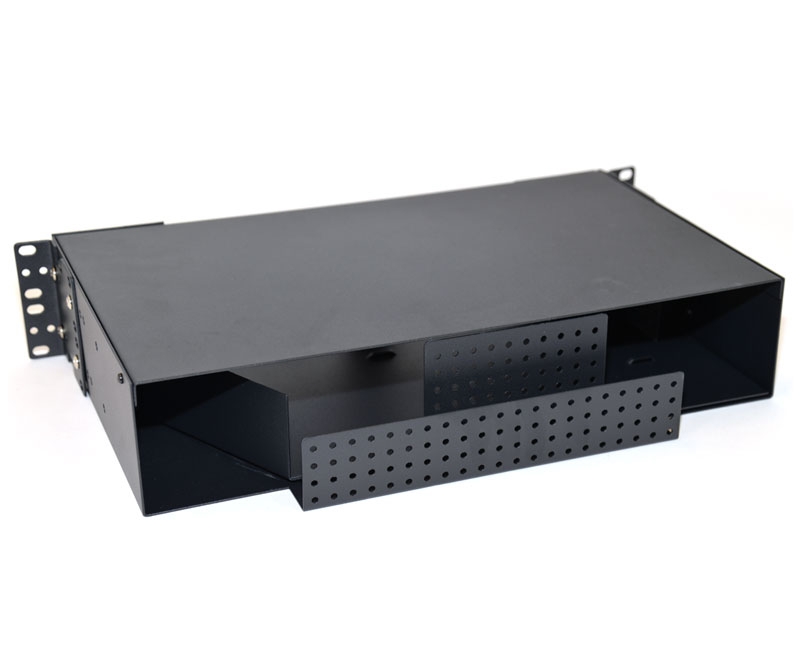 19" 2U Swing Out LGX Patch Panel for (x4) LGX Adapter Plates or ...