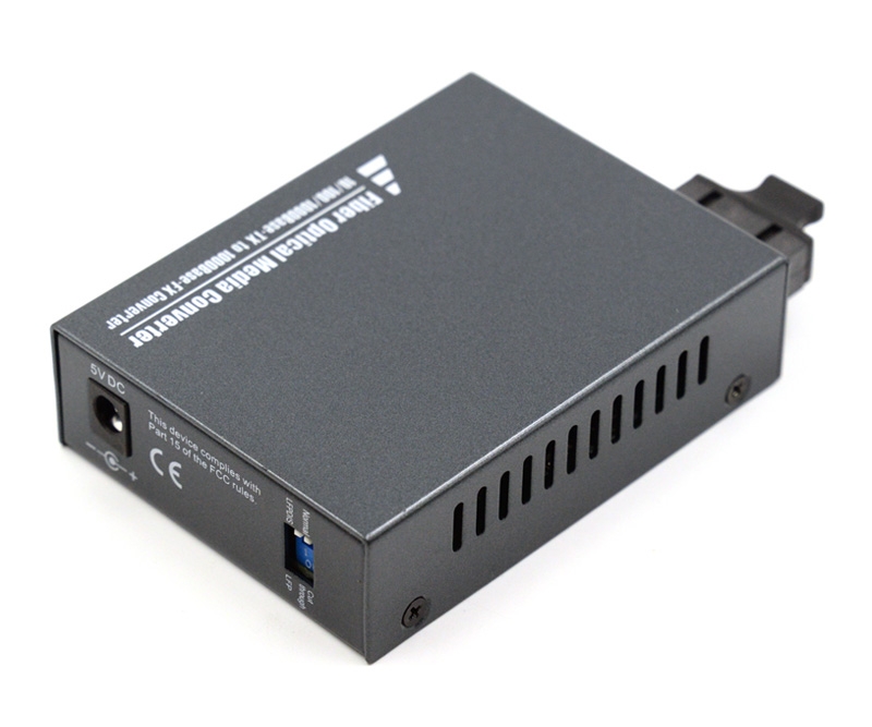 Fiber to Ethernet Media Converter - 550m - 10/100/1000TX to 1000FX ...