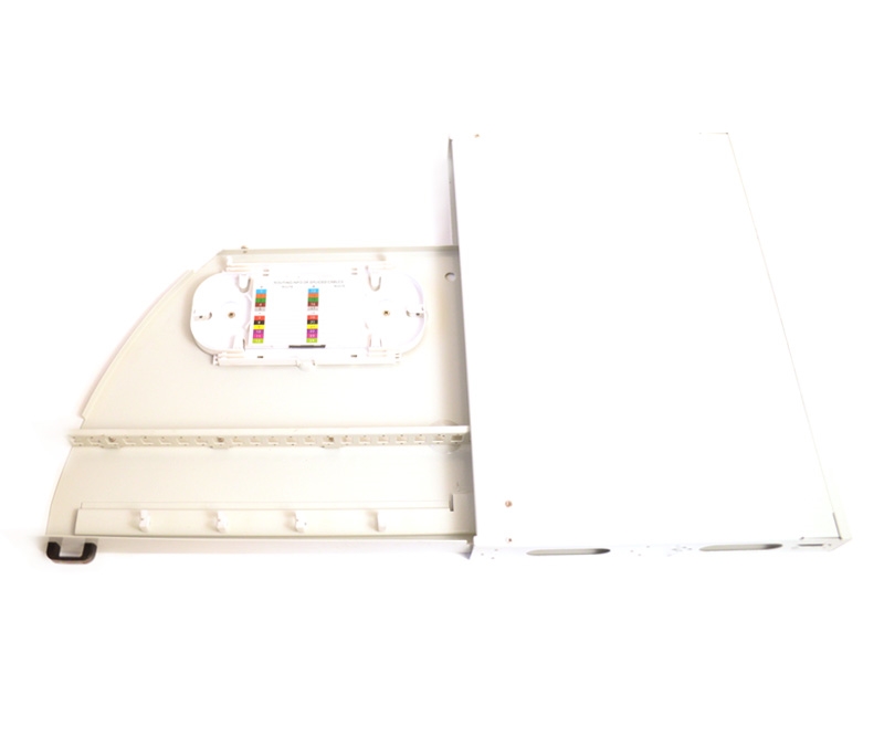 1U 19" Swing Out Panel for Individual Adapters | Fibertronics, Inc.