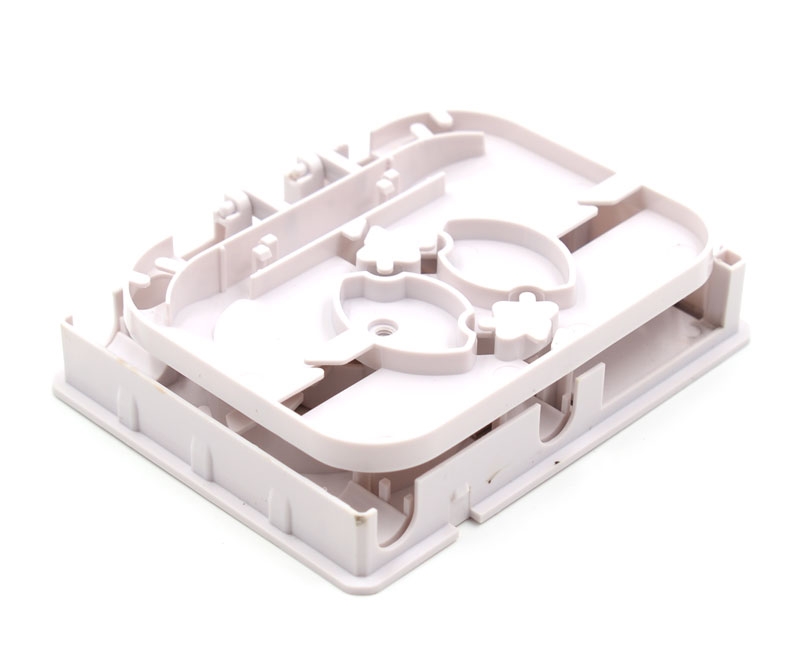 4 Fiber Wall Outlet Box with 2 Ports | Fibertronics, Inc.