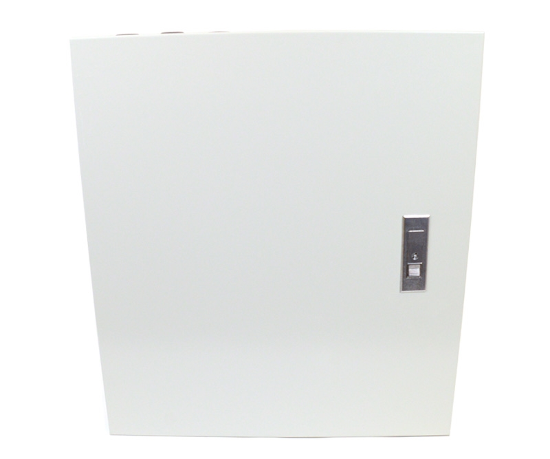 72 Adapter Slot, Indoor Wall Mount Box, Single Door | Fibertronics, Inc.