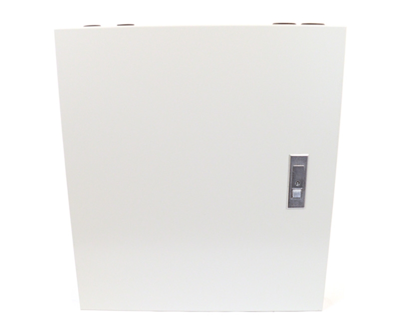 48 Adapter Slot, Indoor Wall Mount Box, Single Door | Fibertronics, Inc.