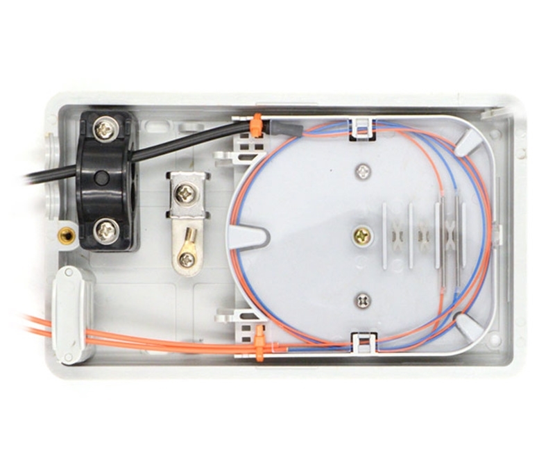 12-Fiber Termination Box – 2 Input Ports (11mm), 12 Output Ports (3mm ...