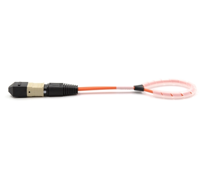 12 Fiber MPO Standard Loopback (F) OM1, 1-12 Pinout | Fibertronics, Inc.