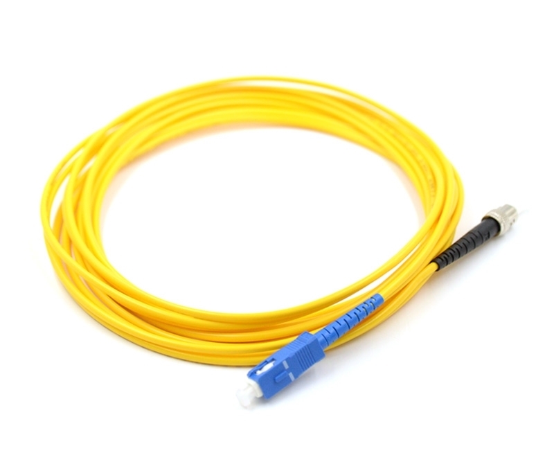 SC/UPC to ST/UPC Fiber Optic Patch Cable Simplex Singlemode ...