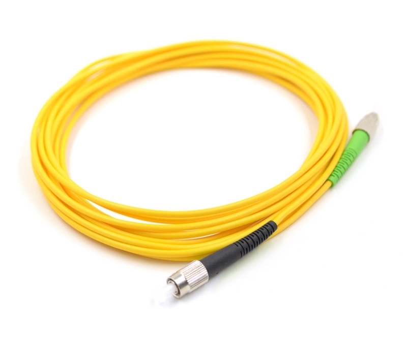 FC/UPC to FC/APC Fiber Patch Cable Simplex Singlemode | Fibertronics, Inc.