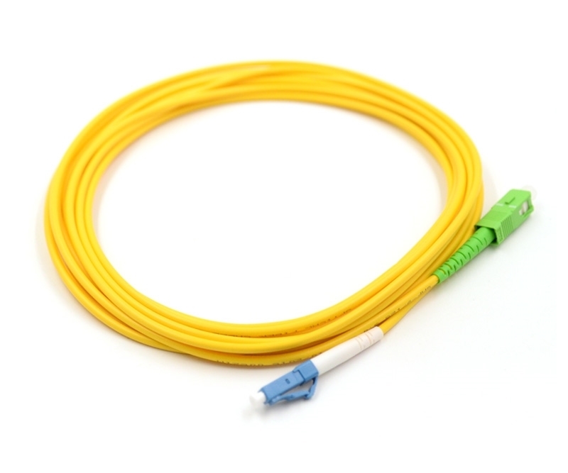 LC/UPC to SC/APC Fiber Optic Patch Cable Simplex Singlemode ...