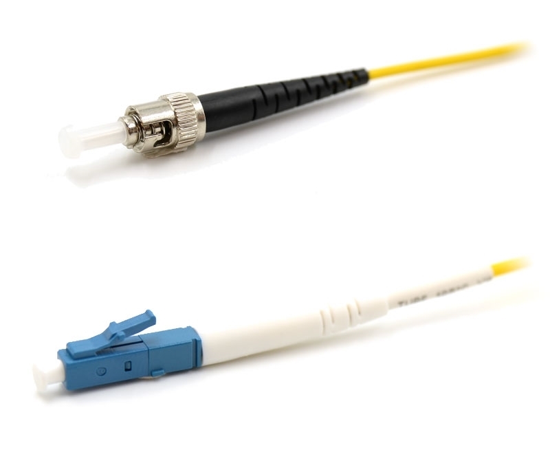 LC/UPC to ST/UPC Fiber Optic Cable Simplex Singlemode | Fibertronics, Inc.
