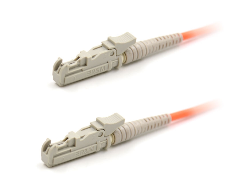 E2000/UPC to E2000/UPC Fiber Optic Patch Cable Simplex Multimode OM2 | Fibertronics, Inc.