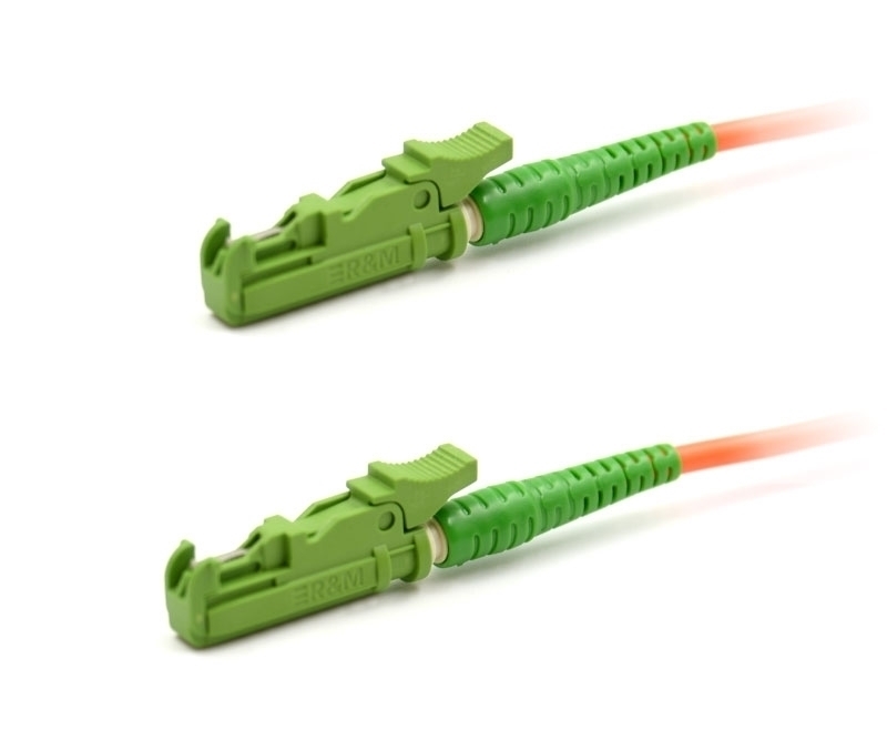 E2000/APC to E2000/APC Fiber Patch Cable Simplex Multimode OM2 ...