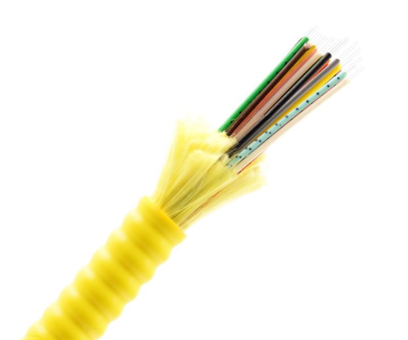 24 Fiber Armored Distribution Tight Buffered Cable - Singlemode OS2 ...