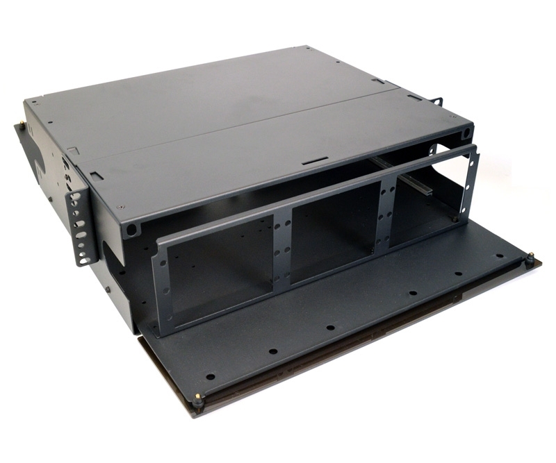 Optiwave™ 19" 3U Patch Panel for 9 LGX Adapter Plates/Cassettes ...