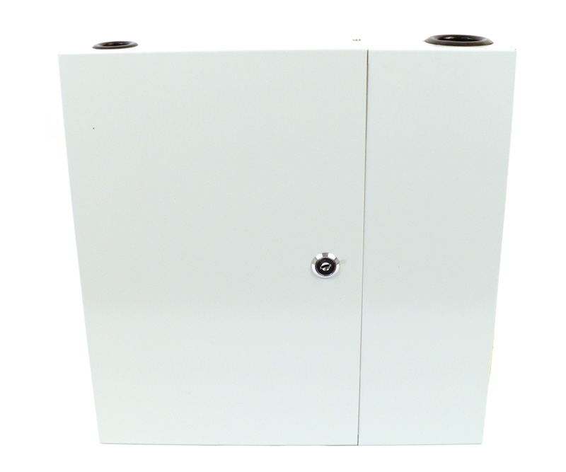24 Adapter Slot, Indoor Wall Mount Box, 2 Doors | Fibertronics, Inc.