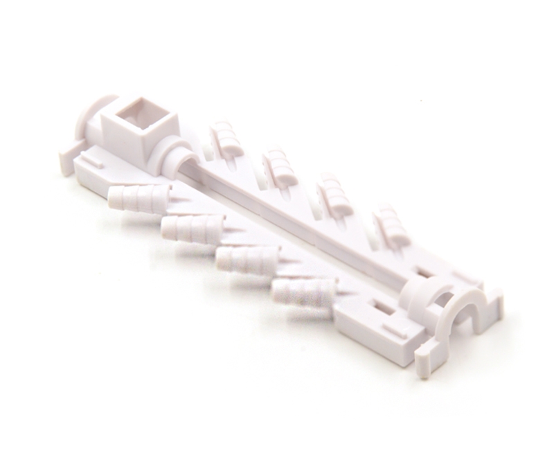 8 Fiber Wall Outlet Box with 4 Ports | Fibertronics, Inc.