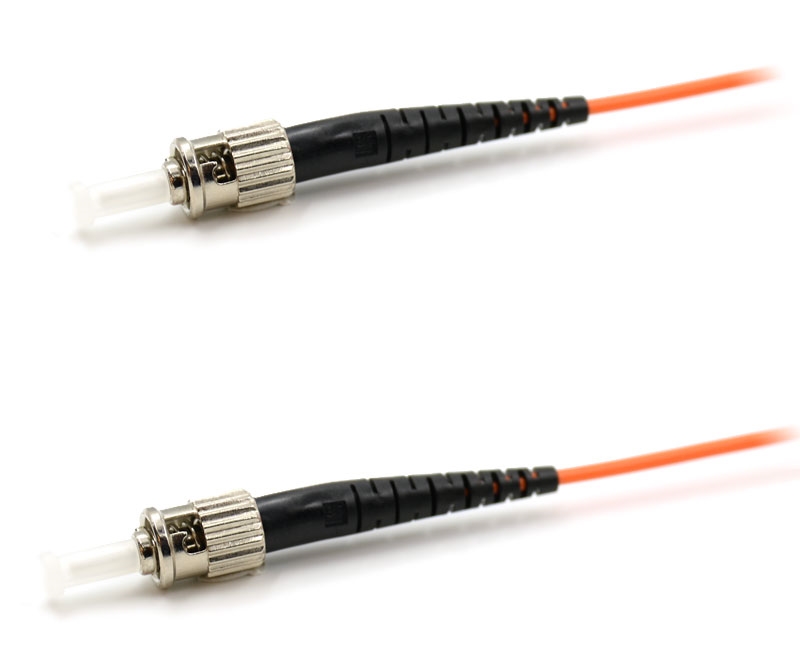 ST/UPC to ST/UPC Fiber Optic Patch Cable Simplex Multimode OM1 ...