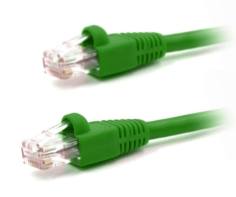 Cat5e Patch Cable - Green - 25 Feet in Total Length | Fibertronics, Inc.