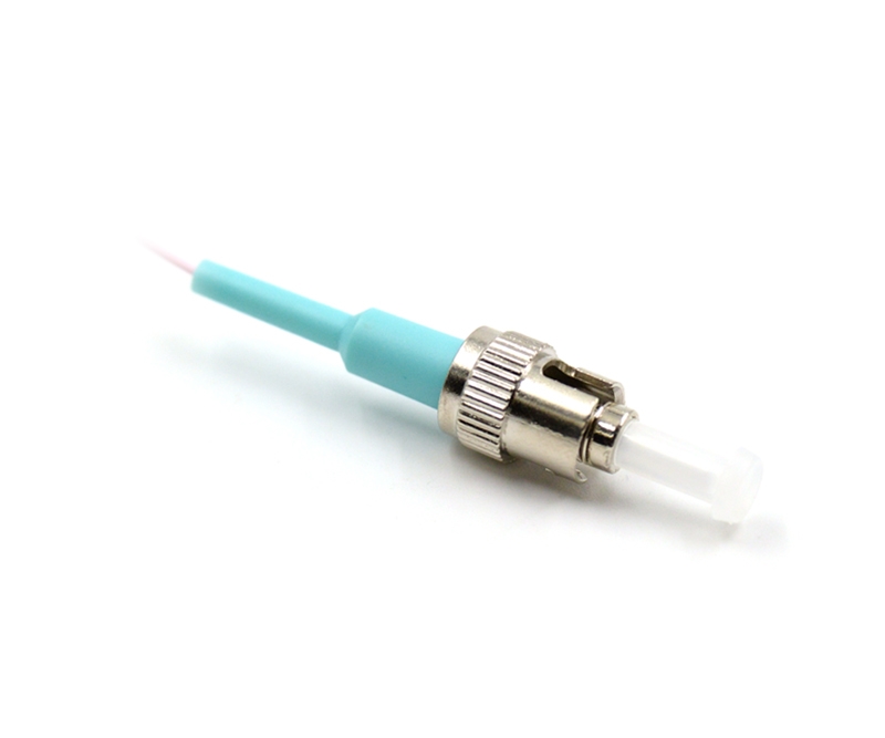 12 Fiber ST/UPC Pigtail - 50/125µm Multimode OM3 - Multi-Colored 900µm ...