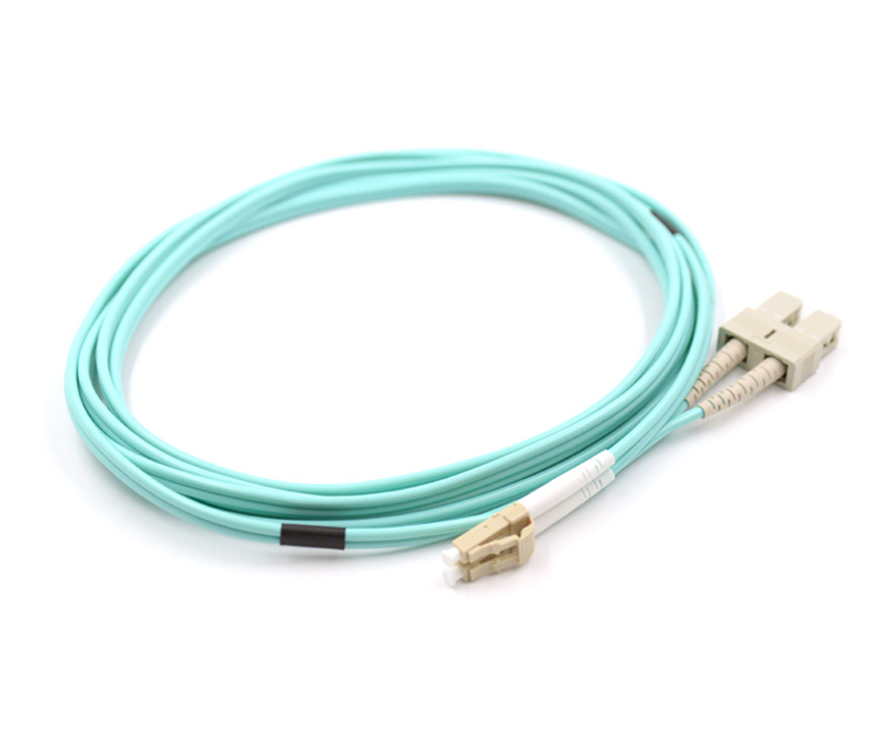 LC/UPC to SC/UPC Duplex Fiber Patch Cable Multimode OM4 | Fibertronics ...