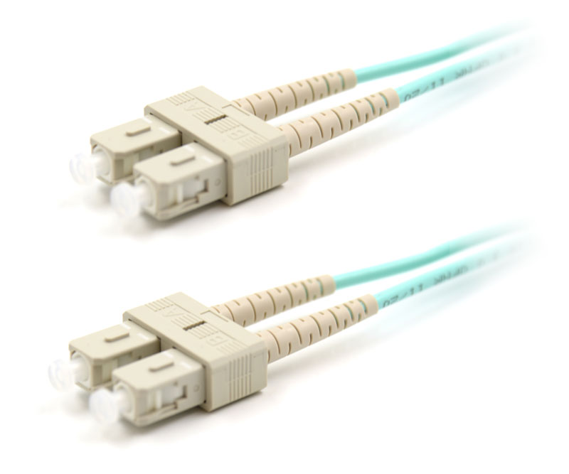 SC/UPC to SC/UPC Duplex Fiber Patch Cable Multimode OM4 | Fibertronics ...