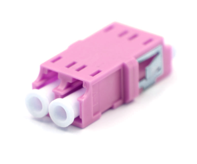 LC/UPC Multimode Duplex Adapter without Flange | Fibertronics, Inc.