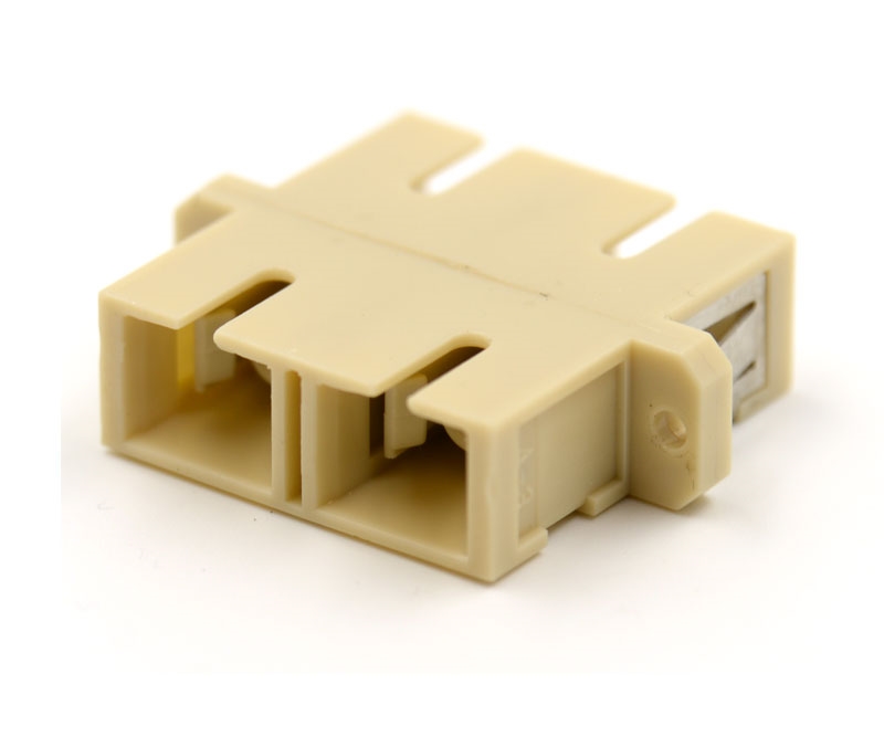 SC/UPC Multimode Duplex Unibody Adapter with Flange | Fibertronics, Inc.