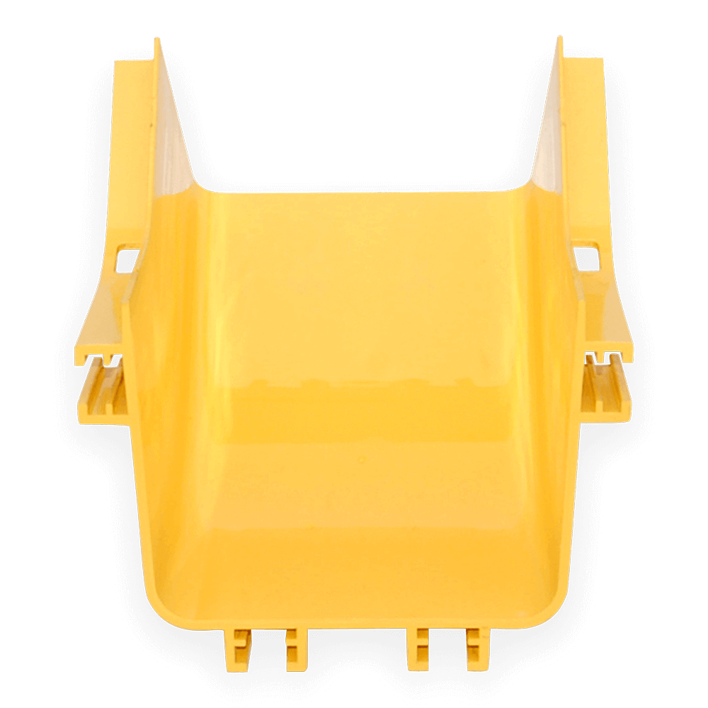 FiberTrack™ 45° Inner Elbow 120mm Cable Runner Yellow ABS ...