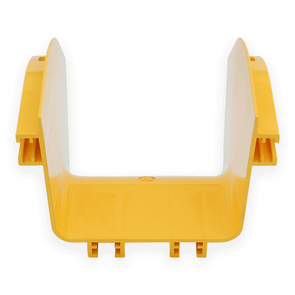 FiberTrack™ 45° Outer Elbow 120mm Cable Runner Yellow ABS ...