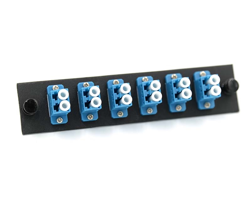 Optiwave™ 12 Fiber Adapter Plate with (x6) Duplex LC/UPC Adapters ...