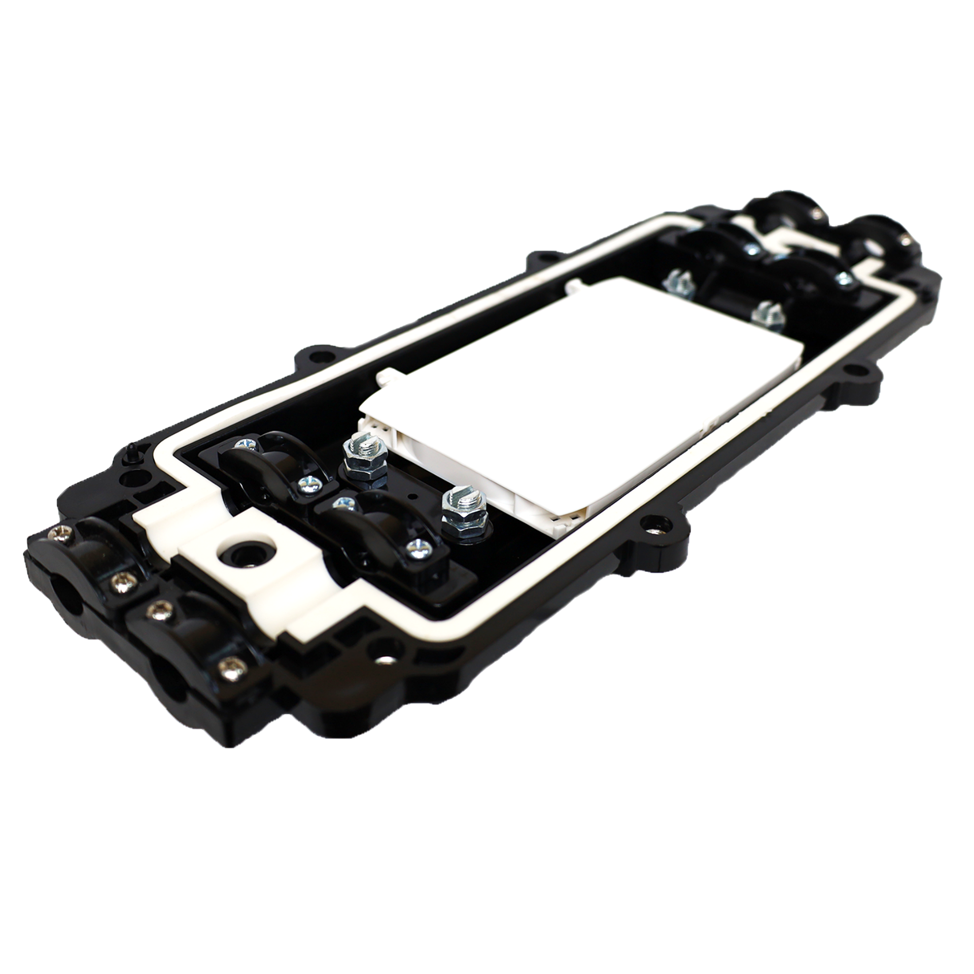 24-Fiber Horizontal Outdoor Splice Closure – 4 Ports (20mm ...