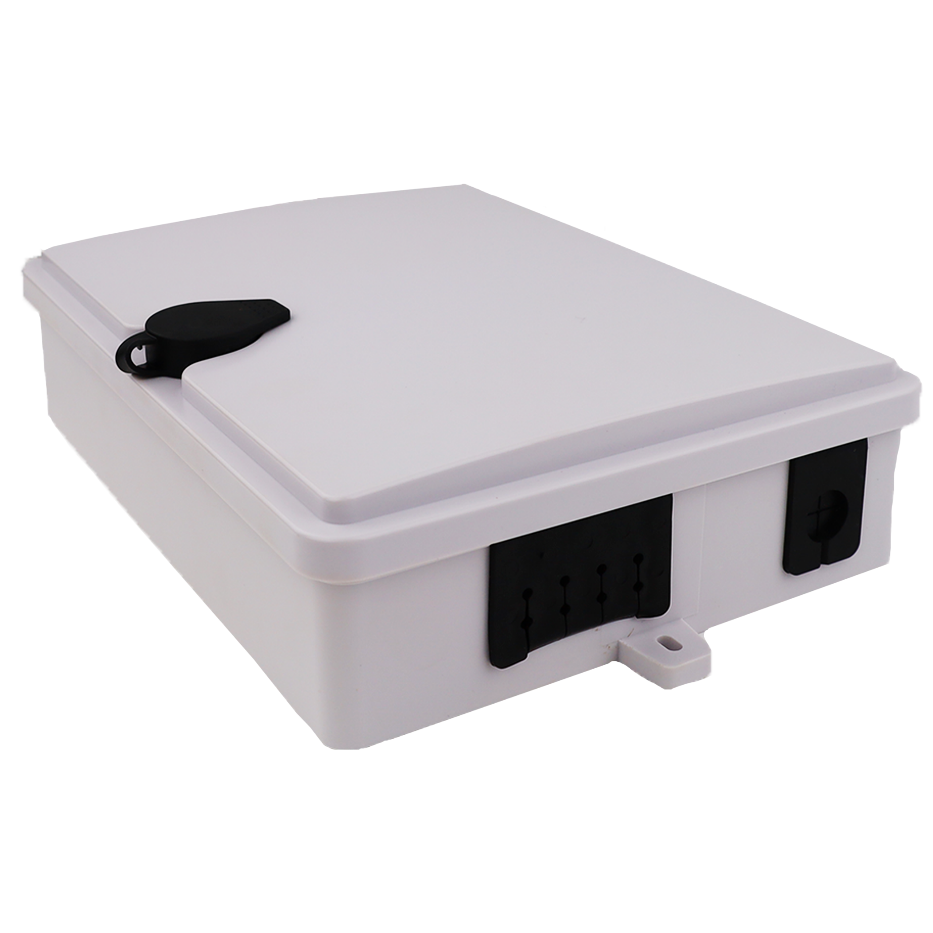 24-Fiber Termination Box – 2 Input Ports (15mm), 16 Output Ports (3mm ...